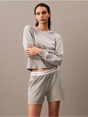 Calvin Klein Long Sleeve Sweatshirts Hoodies For Women