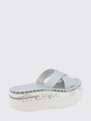 Premiata Moura Rubber Mules - Silver