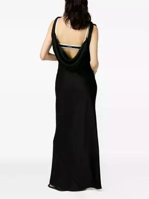 Miu Miu Satin Maxi Dress