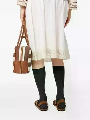 Miu Miu Flared Poplin Skirt