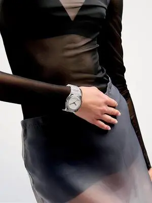 D1 MILANO Transparent Watch - White