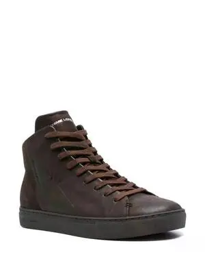 CRIME LONDON Shadow High Top Sneakers
