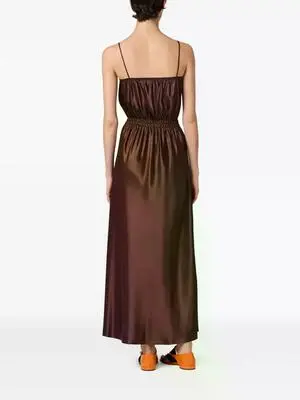 Miu Miu Satin Maxi Dress