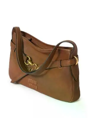 Miu Miu Aventure Shoulder Bag - Brown