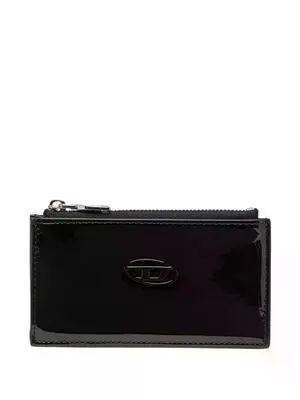 DIESEL® Play Iii Patent Leather Cardholder - Black