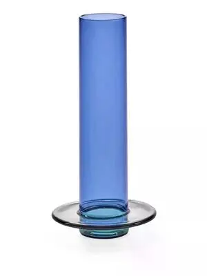 SERAX Glass Tower Vase - Blue