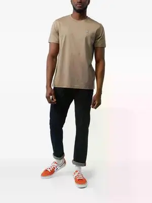 Psycho Bunny Crew-neck Antique Taupe T-shirt - Neutrals