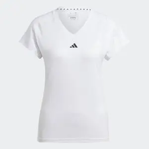 Adidas Aeroready Essentials V-neck Tee - White