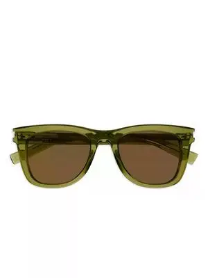 Saint Laurent Sl 712 Square-frame Sunglasses - Green