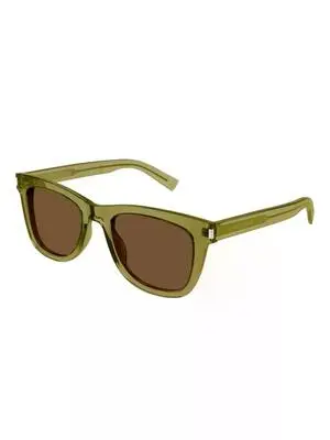 Saint Laurent Sl 712 Square-frame Sunglasses - Green