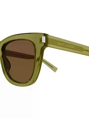 Saint Laurent Sl 712 Square-frame Sunglasses - Green