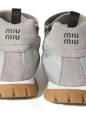 Miu Miu Tyre Ballerina Shoes - Grey