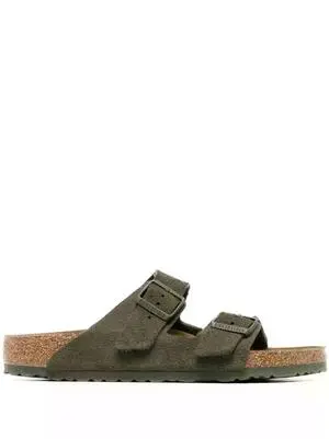 BIRKENSTOCK Double-strap Suede Sandals
