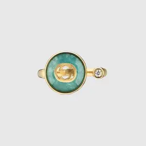 Gucci Interlocking G Ring - Yellow Gold