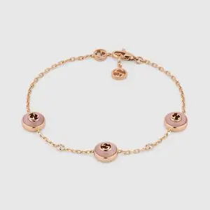 Gucci Interlocking G Chain Bracelet - Rose Gold
