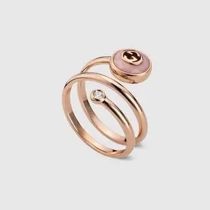 Gucci Interlocking G Spiral Ring