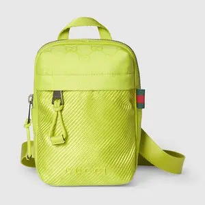 Harrods Mini Patent Chevron Backpack
