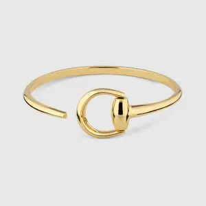 Gucci Horsebit 18k Bangle Bracelet - Yellow Gold