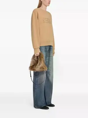 MAISON MARGIELA Cotton Sweatshirt - Neutrals
