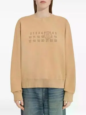 MAISON MARGIELA Cotton Sweatshirt - Neutrals
