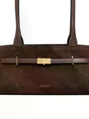 DEMELLIER Suede New York Tote Bag - Brown