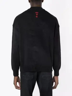 BOSS X Nba Logo-print Knitted Sweatshirt