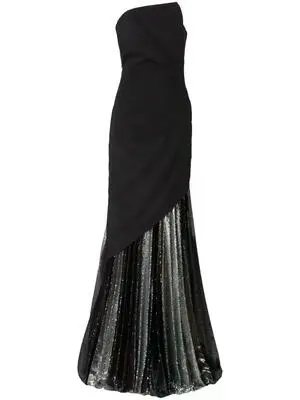 GENNY Layered-design Maxi Dress