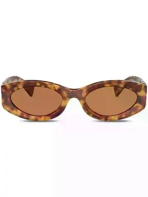 Miu Miu Tortoiseshell Cat-eye Sunglasses - Brown