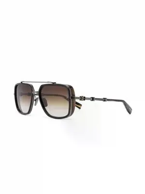 Balmain Officier Pilot-frame Sunglasses