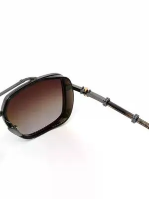 Balmain Officier Pilot-frame Sunglasses