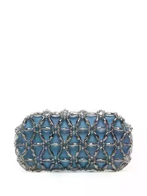 0711 TBILISI Faceted Bead-embellished Clutch Bag