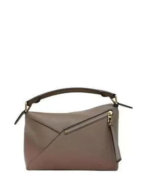 Loewe Paneled Leather Tote Bag - Neutrals
