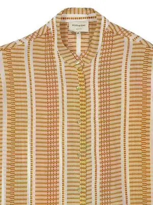 Zeus+dione Striped Midi Dress - Yellow