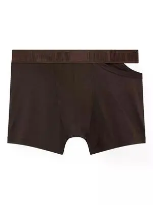 LGN LOUIS GABRIEL NOUCHI Elasticated-waistband Boxers - Brown