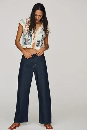Maeve Cap-sleeve Tie-front Knit Blouse