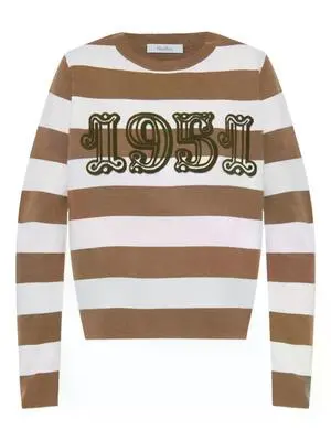 Max Mara Striped Sweater - Brown