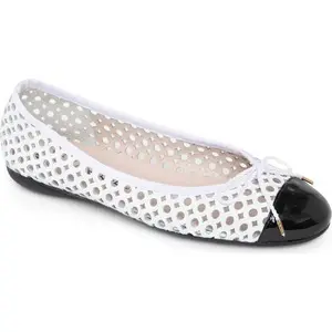 PAUL MAYER ATTITUDES Brandy Perforated Ballet Flat