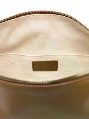 A.p.c. Leather Shoulder Bag - Brown