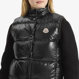 Moncler Badia Puffer Vest - Black