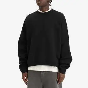 REPRESENT Initial Boxy Sweater - Black