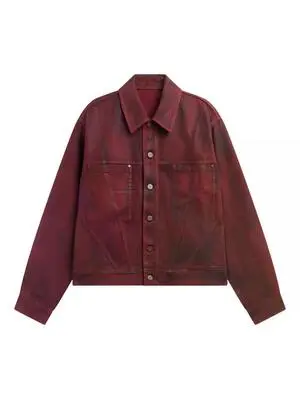 LGN LOUIS GABRIEL NOUCHI Coated Denim Jacket