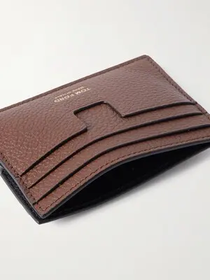 TOM FORD Full-grain Leather Cardholder