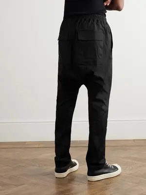 Rick Owens Tapered Cotton-blend Poplin Trousers