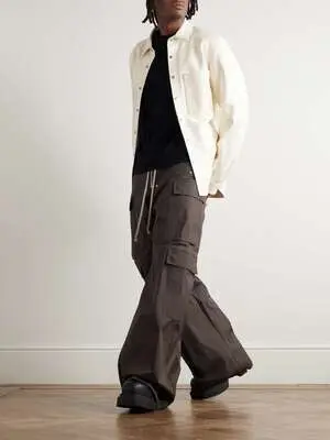Rick Owens Leather Shirt Jacket