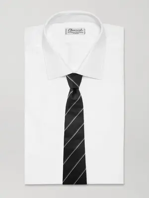 Saint Laurent 8cm Striped Silk-twill Tie