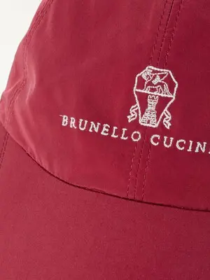 Brunello Cucinelli Cotton-twill Baseball Cap - Red