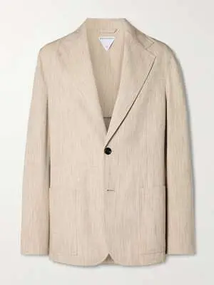 Bottega Veneta Oversized Woven Suit Jacket