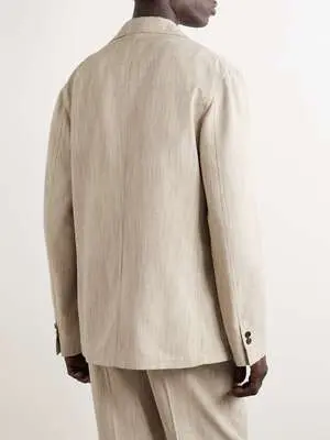 Bottega Veneta Oversized Woven Suit Jacket