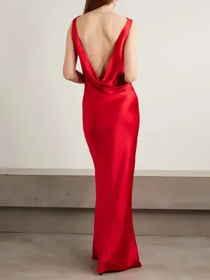 Norma Kamali Satin Gown