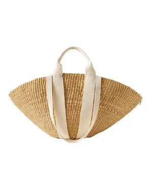 MUUÑ MUUÑ Sophie Woven Straw Tote
